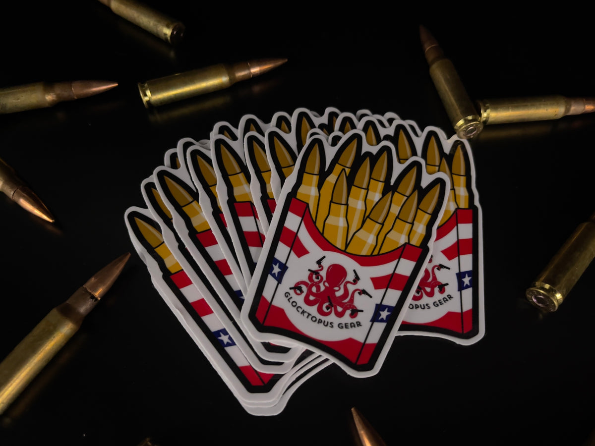 Glocktopus Gear Freedom Fries 3” Sticker