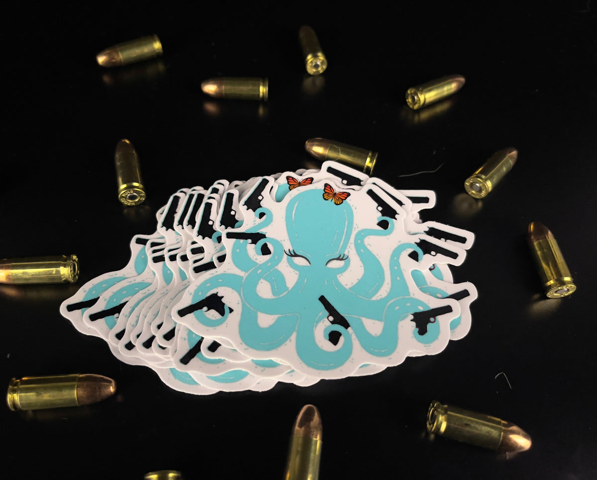 Glocktopus Girl 3” Sticker – Glocktopus Gear